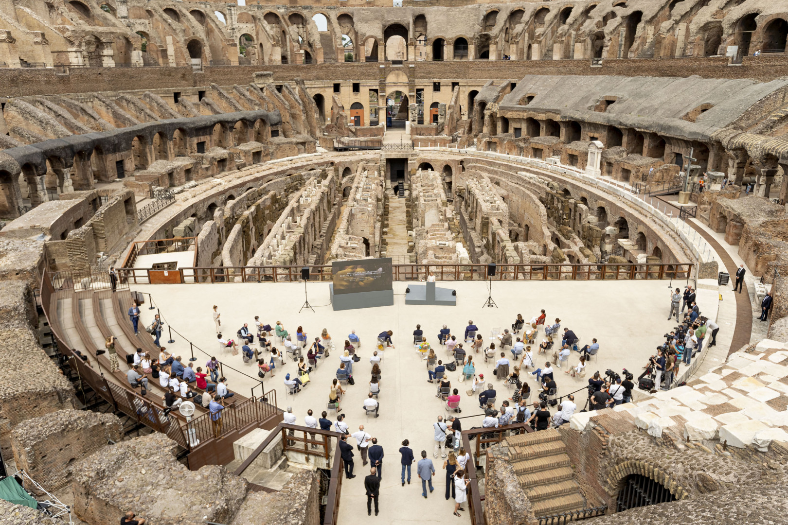 Thanks to the Tod's Group support, the second phase of Colosseum's ...